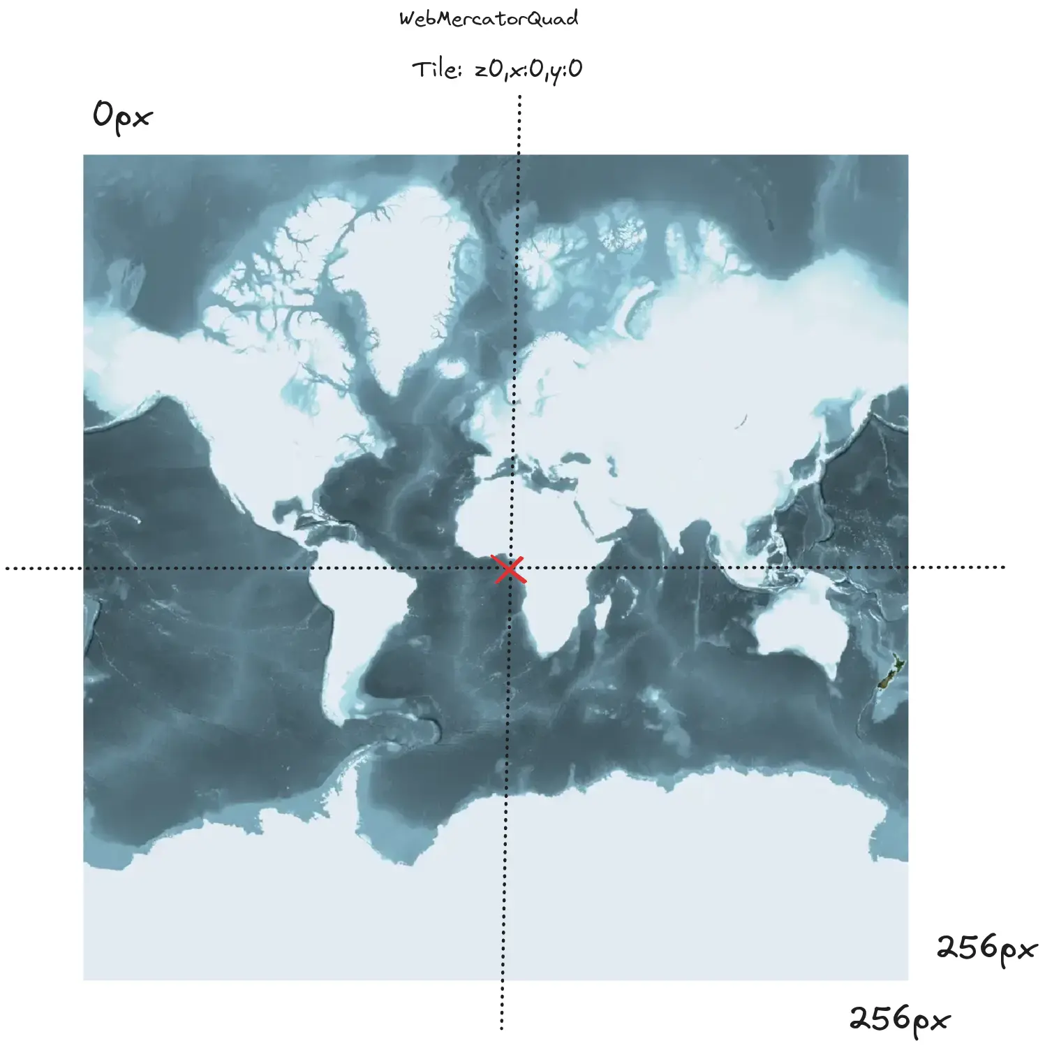 XYZ and projection math - LINZ Basemaps
