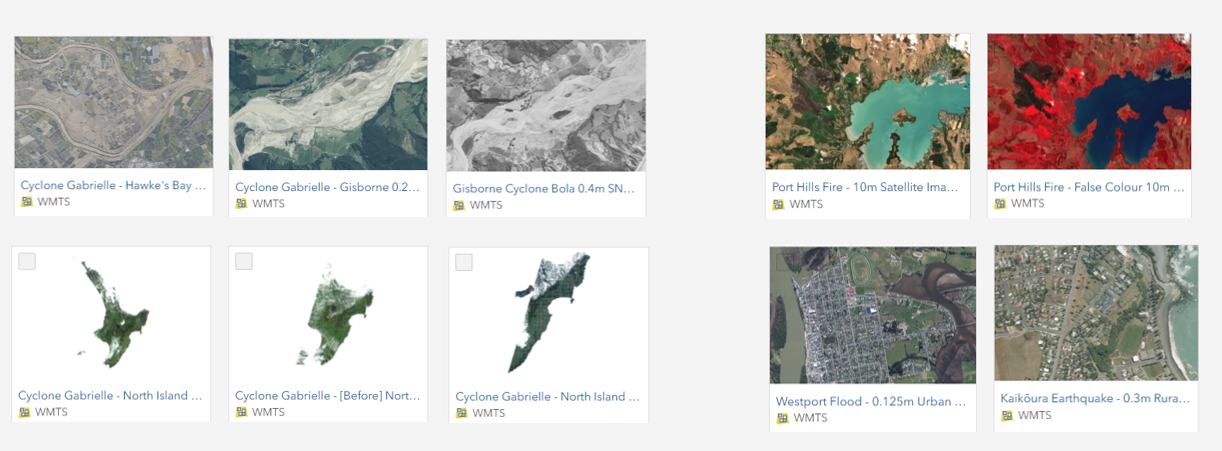 How to add imagery captured during an emergency to ArcGIS - LINZ Basemaps